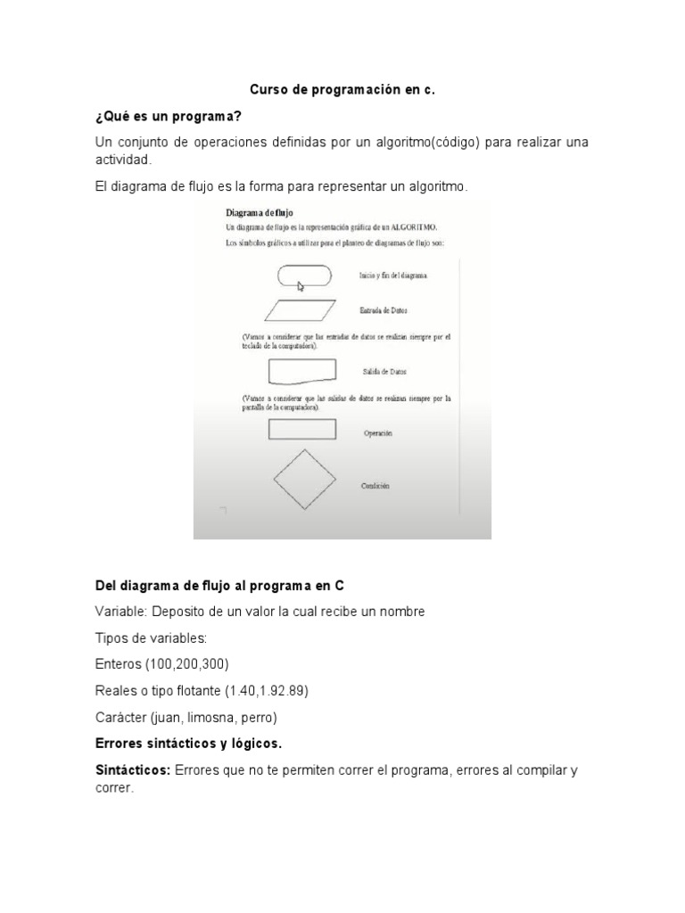 Curso de Programación en C | PDF