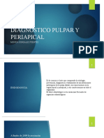Diagnostico Pulpar y Periapical | PDF | Dolor | Inflamación