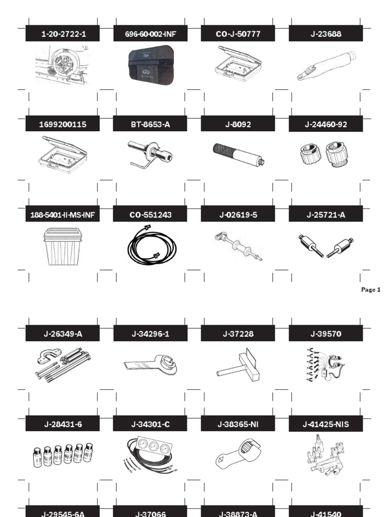 Special Tool Storage System Tool Tags | PDF | Mobile Software | Mobile Computers