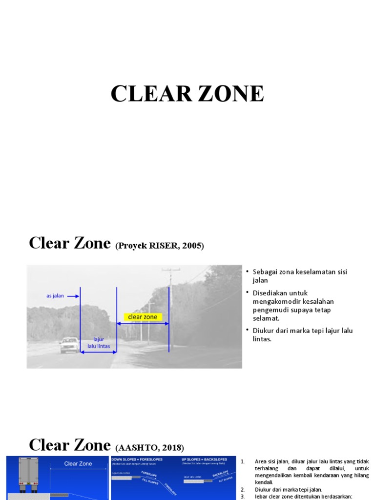 Clear Zone Bintek | PDF