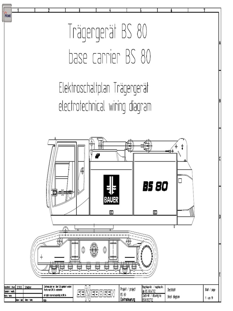 BS80.6.829 - E-Plan BAUER BG28H BASE MACHINE | PDF