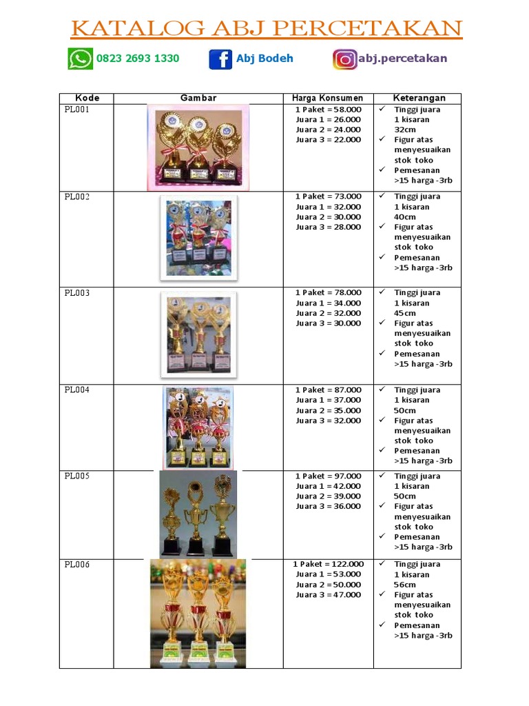 Katalog Abj Percetakan | PDF