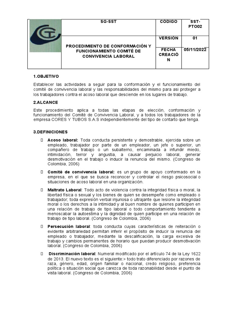 Procedimiento Del CCL | PDF