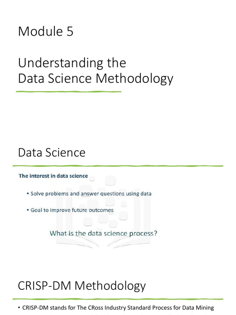 Module 5 - Data Science Methodology | PDF | Conceptual Model | Regression Analysis