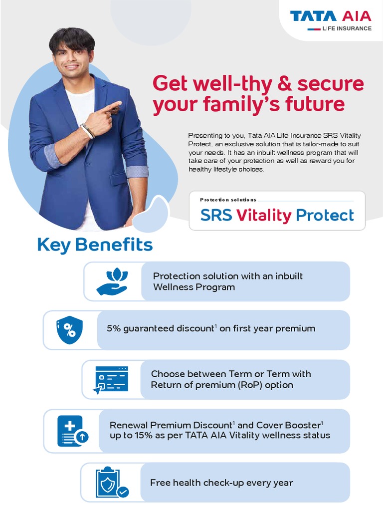 SRS Vitality Protect Leaflet | PDF | Life Insurance | Insurance