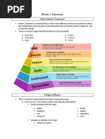 Bloom's Taxonomy Interpreted For Mathematics | PDF | Function ...