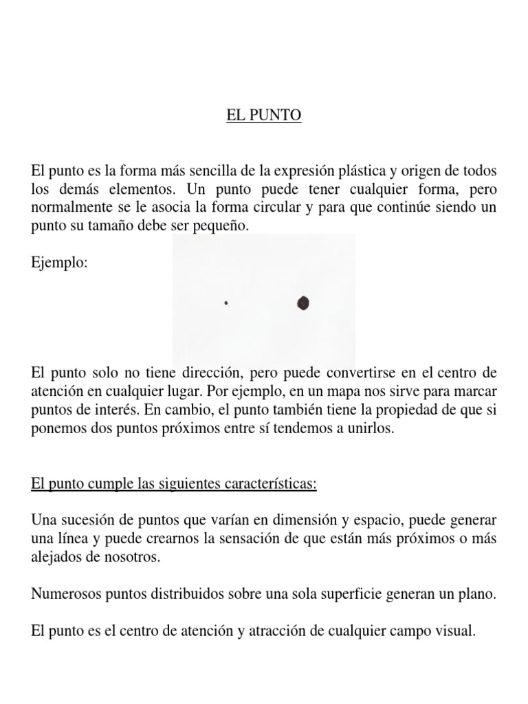 El Punto - La Linea | PDF