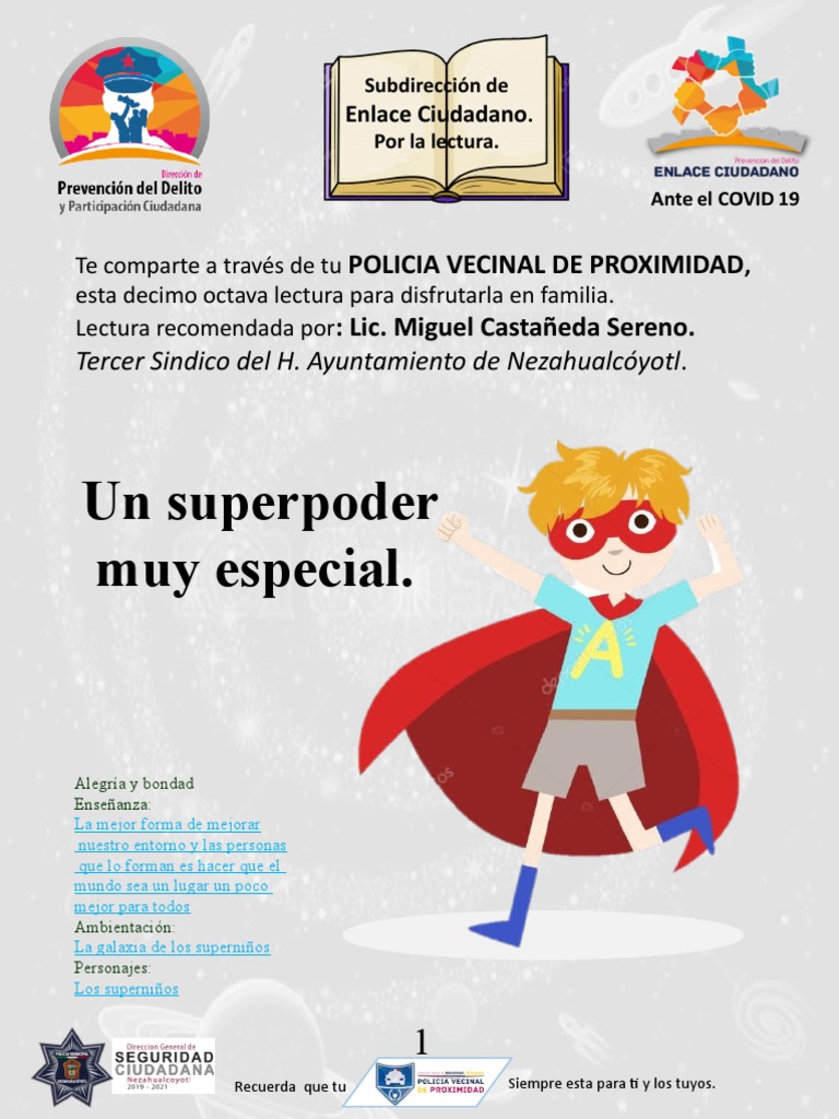 Un Superpoder Muy Especial - Vigésimalectura | PDF