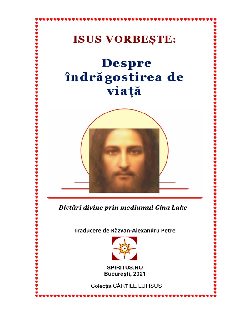 Isus Vorbeste-Despre Indragostirea de Viata | PDF