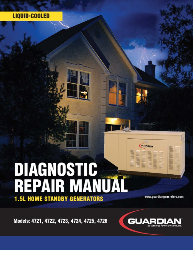 Generac-Guardian-Diagnostic-Repair-Manual Liquid Cooled 1.5L | PDF ...