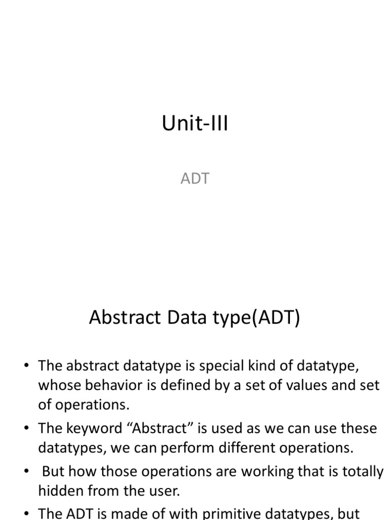 Unit Iii Pds Pdf Queue Abstract Data Type Pointer Computer Programming 