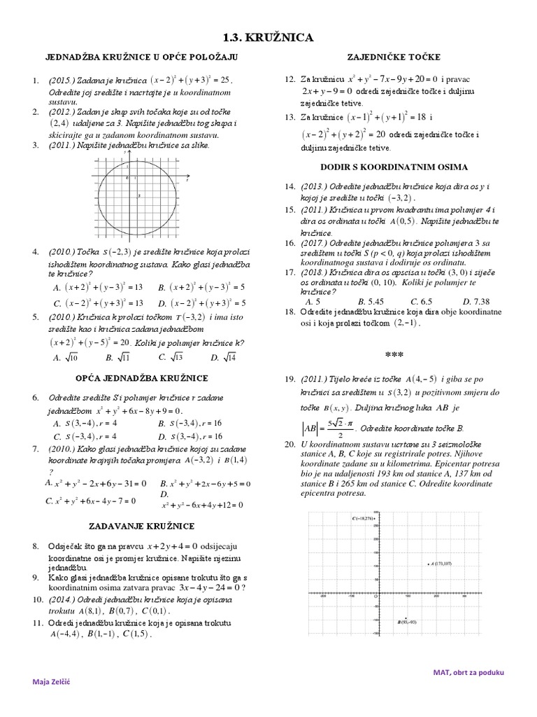 3 Kruznica 1 | PDF