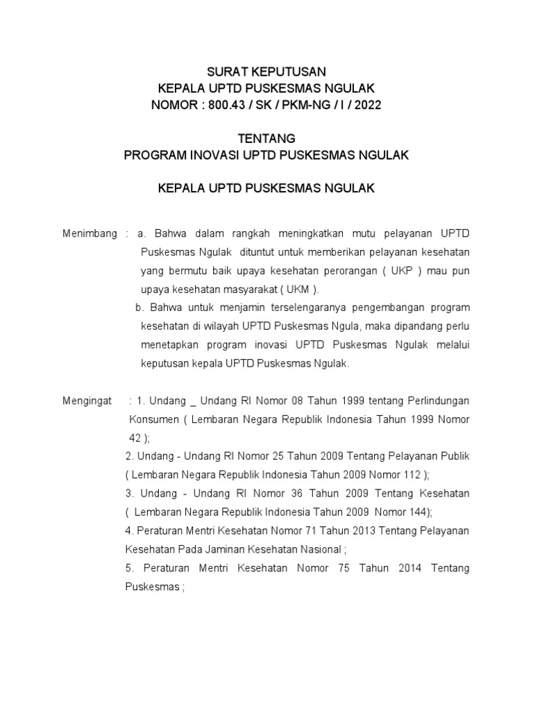 SK Program PTM | PDF