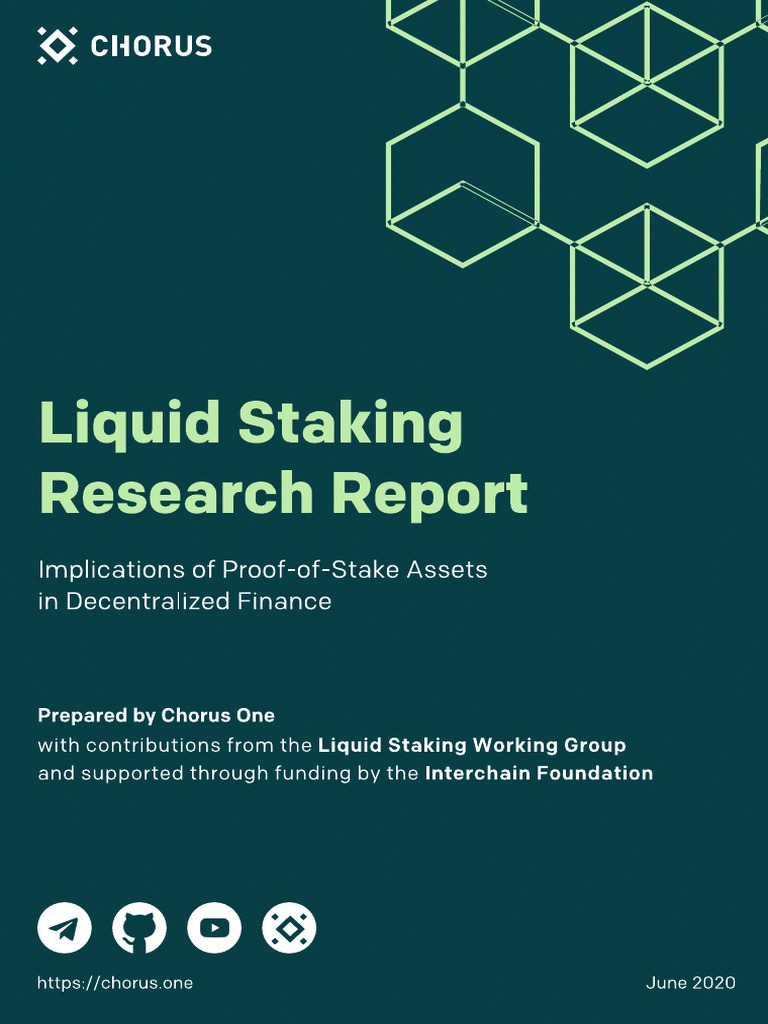 Liquid Staking Report | PDF | Cryptocurrency | Market Liquidity