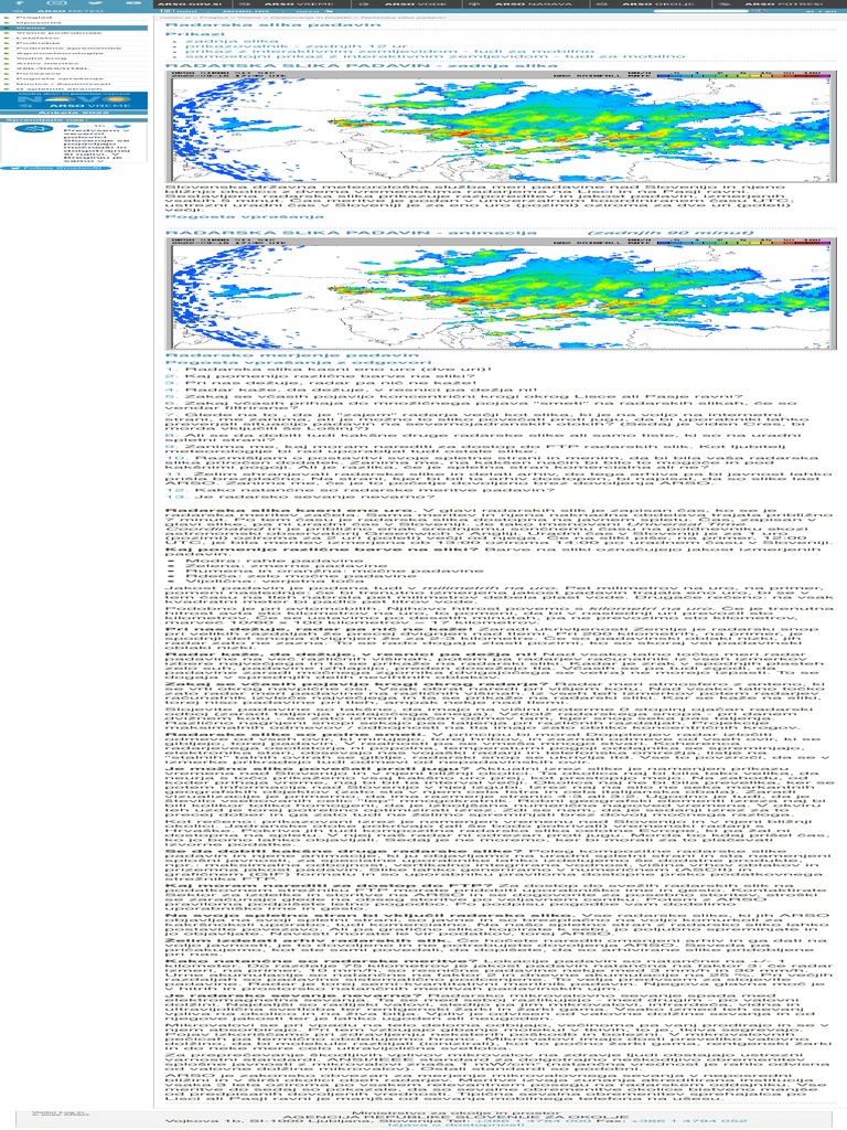 Meteo - Si - Uradna Vremenska Napoved Za Slovenijo - Državna ...
