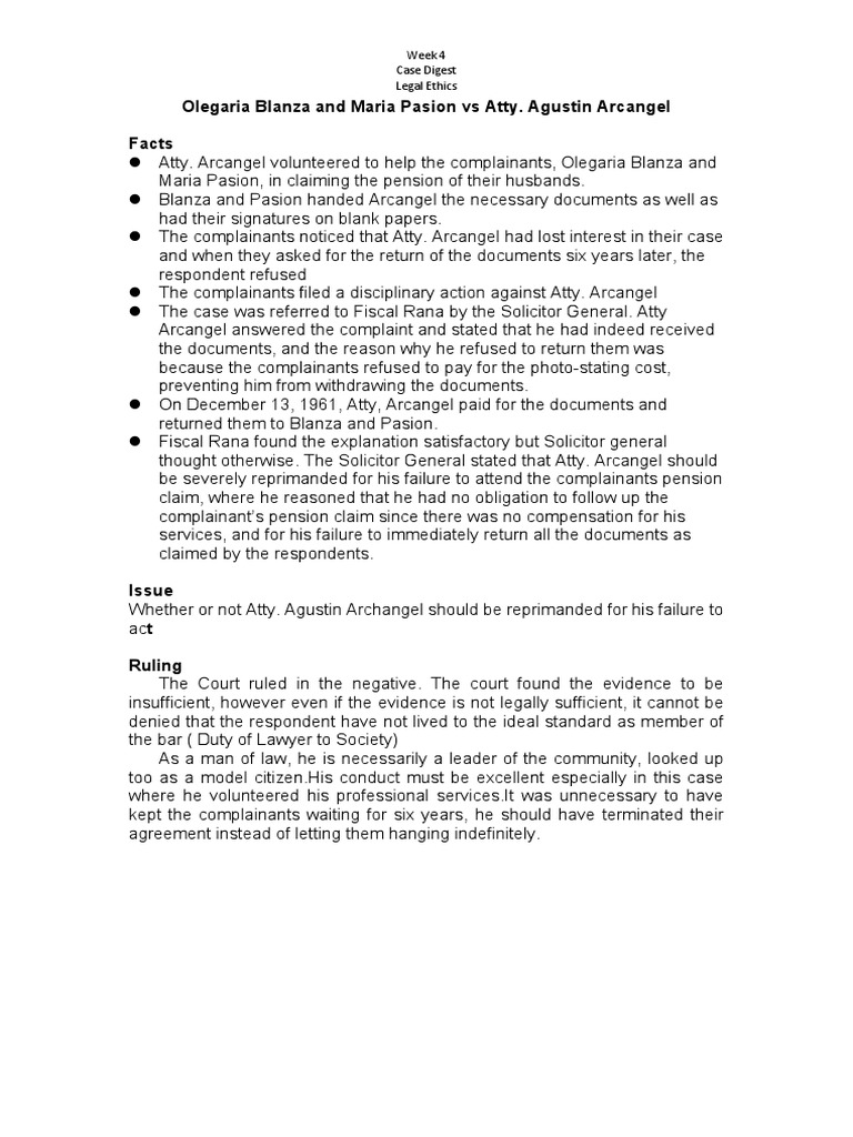 Olegaria Blanza and Maria Pasion Vs Atty | PDF | Notary Public | Lawyer