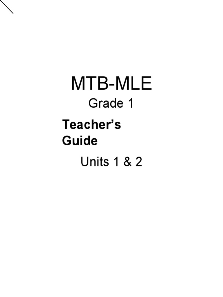 MTB MLE Tagalog Teachers Guide Q12 | PDF | Syllable | Alphabet