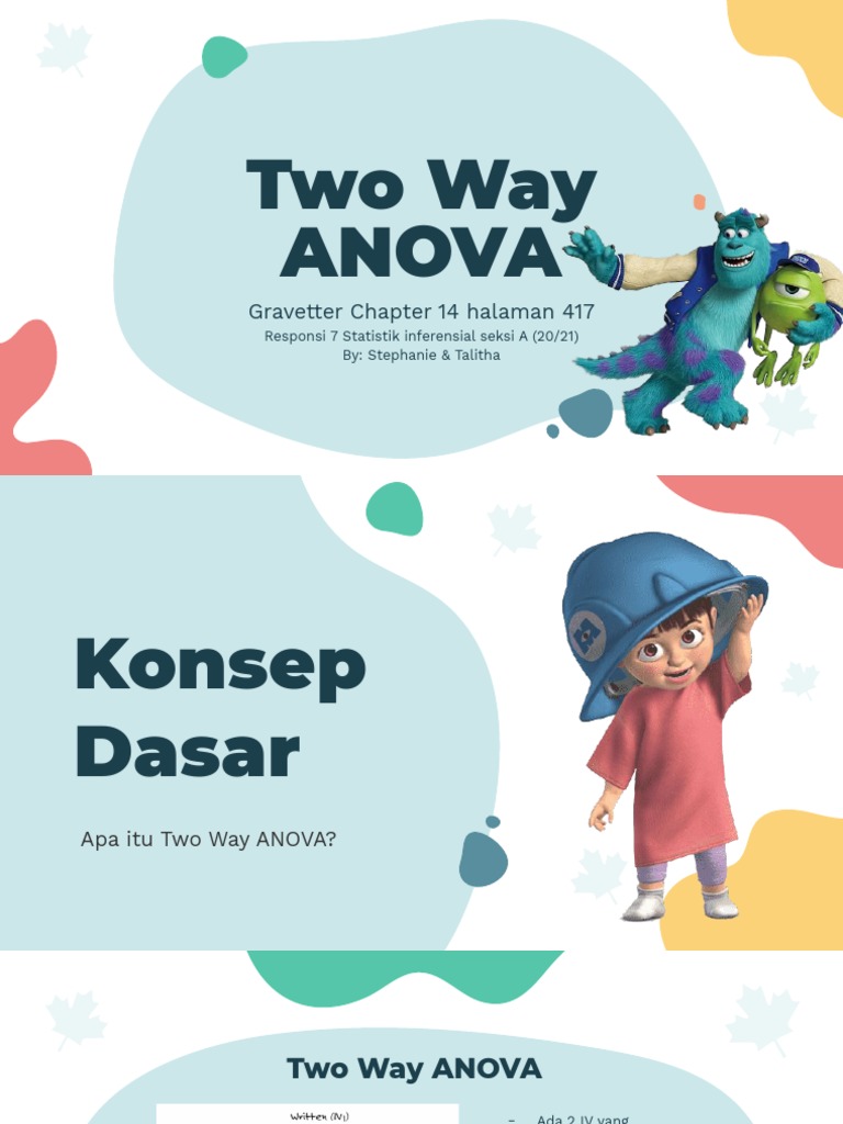 Analisis Two Way ANOVA 2x2 | PDF