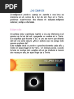 Mapa Conceptual Los Eclipses | PDF | Ciencia y matemáticas