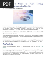 FTIR Results: A Beginner's Guide | PDF | Infrared Spectroscopy ...