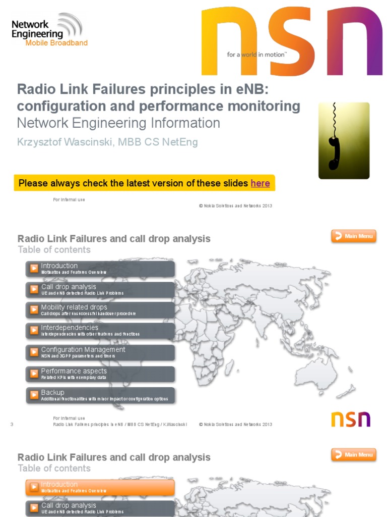Radio Link Failures Principles in ENB | PDF | Data Transmission | Computer Engineering
