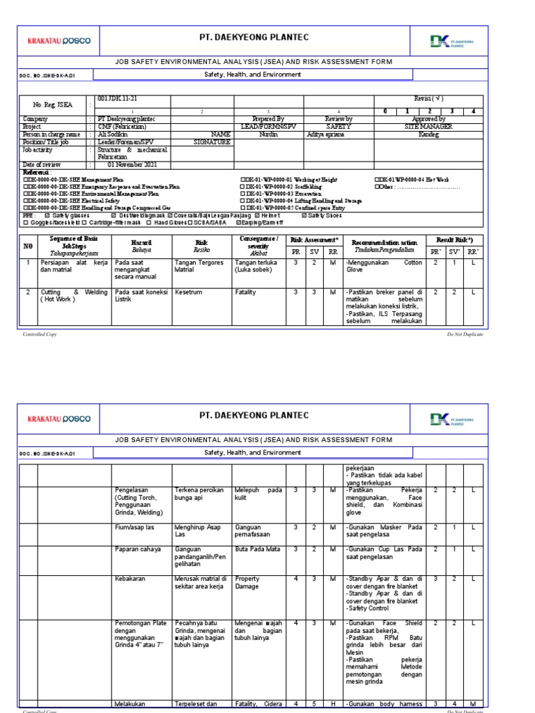 Jsea Fabrikasi | PDF | Securities | Health Sciences