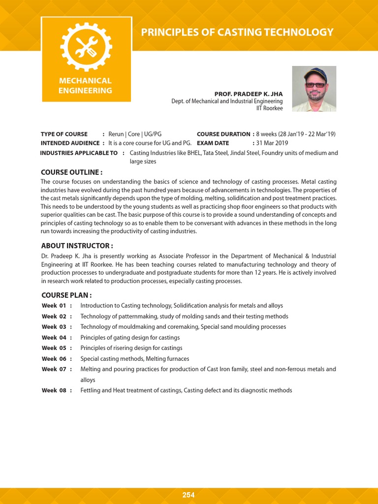 Principles of Casting Technology: Understanding the Science and Processes Behind Metal Casting ...