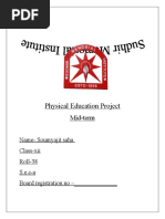 Physical Education Project For Class 12 CBSE | PDF | Sports | Leisure