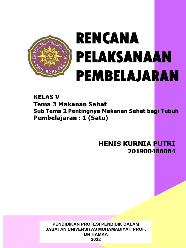 RPP PPG Aksi 3 Kelas 5 Tema 3 Subtema Pembelajaran 1 | PDF