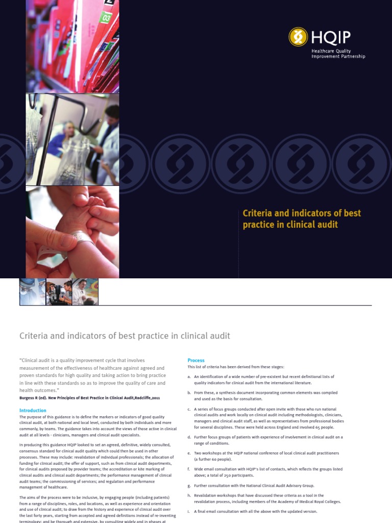 Best Practice in Clinical Audit | PDF | Audit | Evaluation