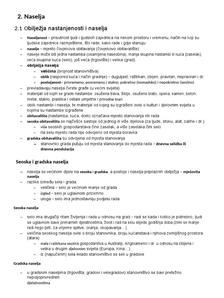 Naselja | PDF