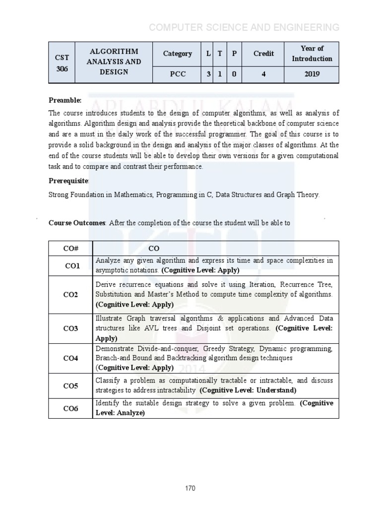 Computer Science And Engineering Pdf Computational Complexity Theory Dynamic Programming 