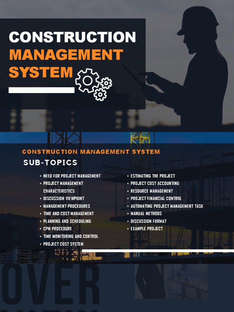 Construction Management System Overview | PDF | Project Management ...
