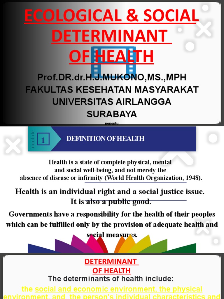 Tm-9 - Ecological Social Determinant of Health | PDF | Health Sciences