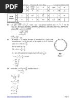 Form 3 Mathematics Paper 1 Term 1 Form Three 121/1 | PDF | Circle | Area