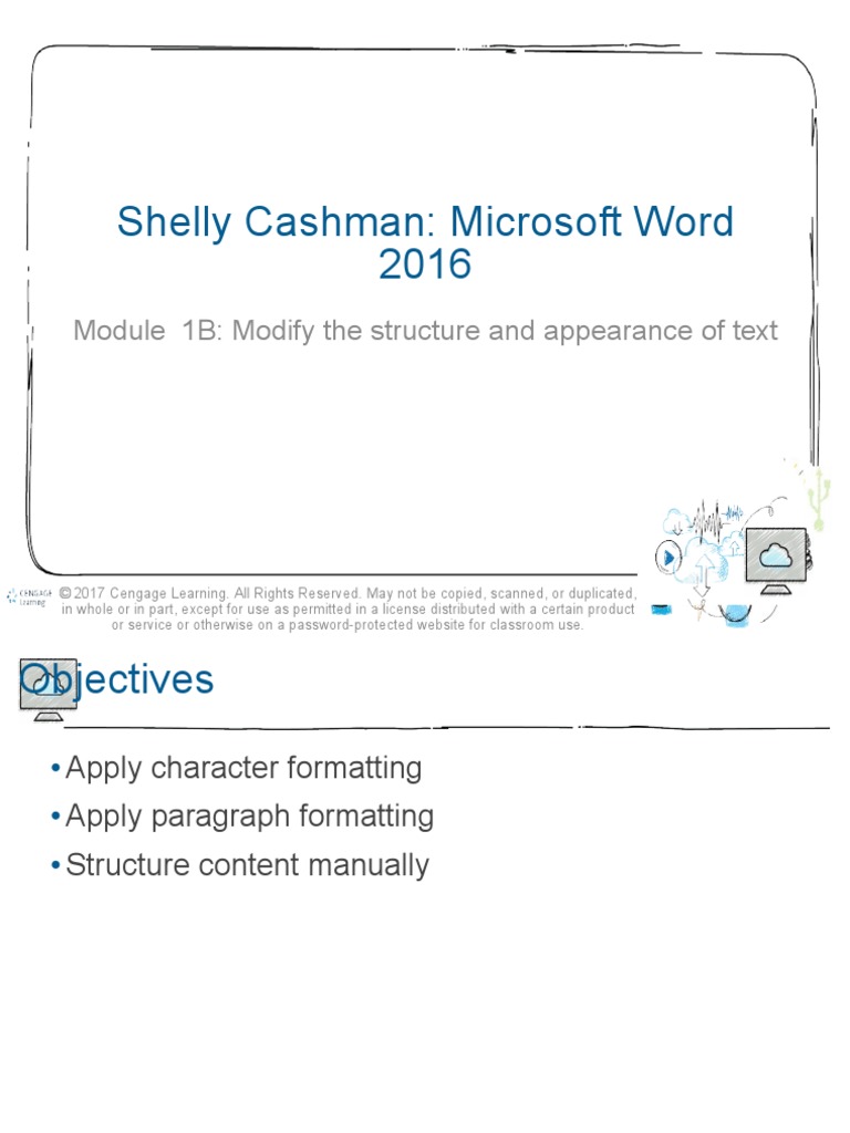 Chapter2 MicrosoftWord 2016part3 | PDF | Paragraph | Computer Keyboard