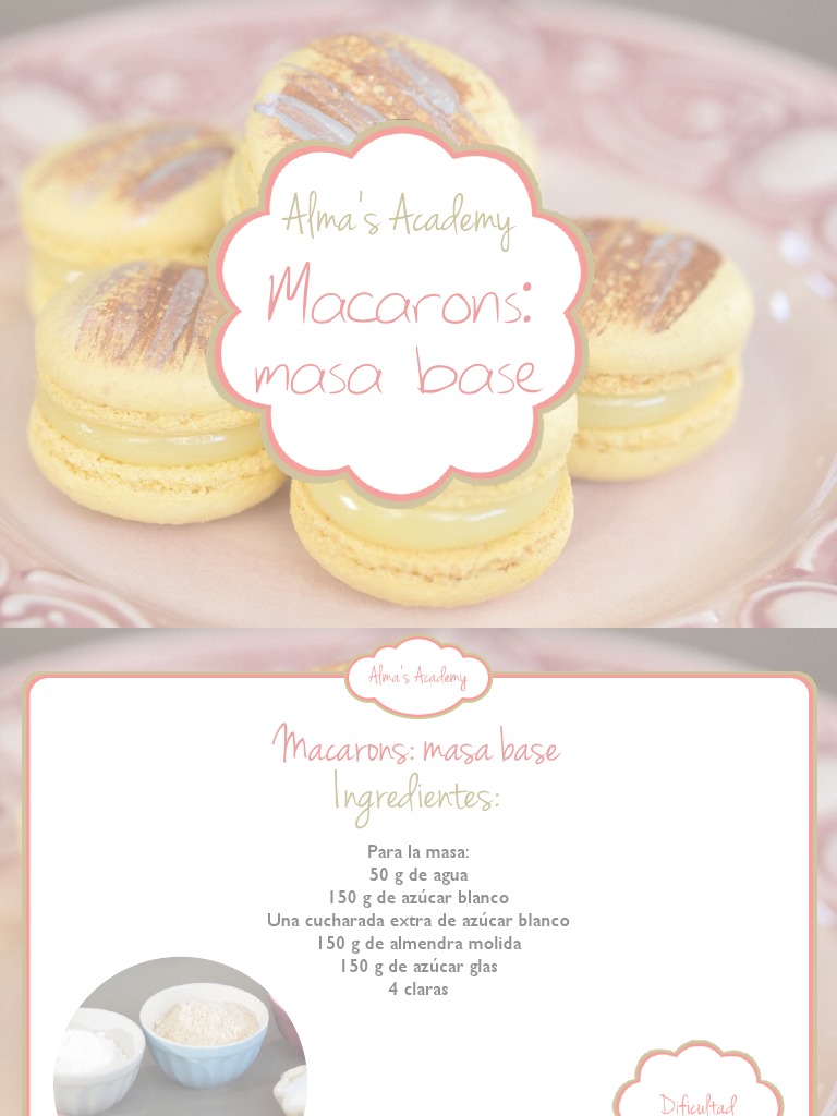 Macarons Masa Base | PDF