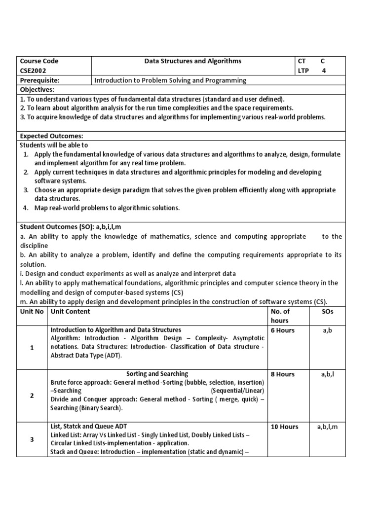 Cse2002 Data-structures-And-Algorithms LTP 2.0 2 Cse2002 Data-structures-And-Algorithms LTP 2.0 ...