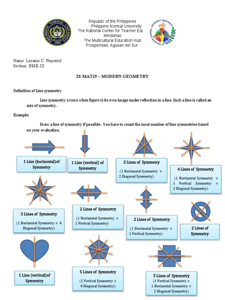 Understanding Line Symmetry in Geometry | PDF