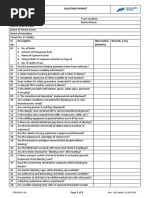 Pre-Inspection Checklist For Blasting | PDF