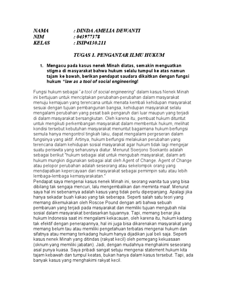 Tugas 1 PTHI Dinda Amelia | PDF