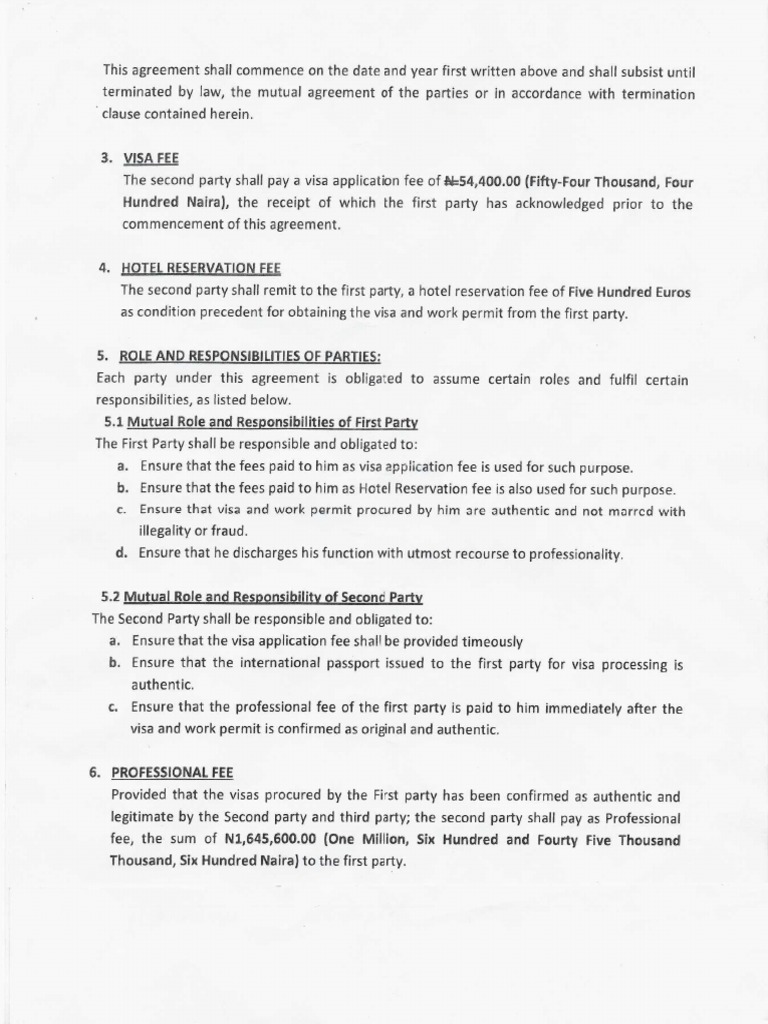 Agreement Scan | PDF
