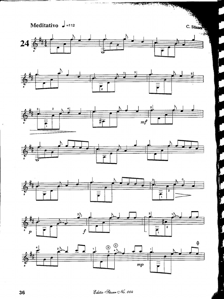 Meditativo, C. Susser | PDF