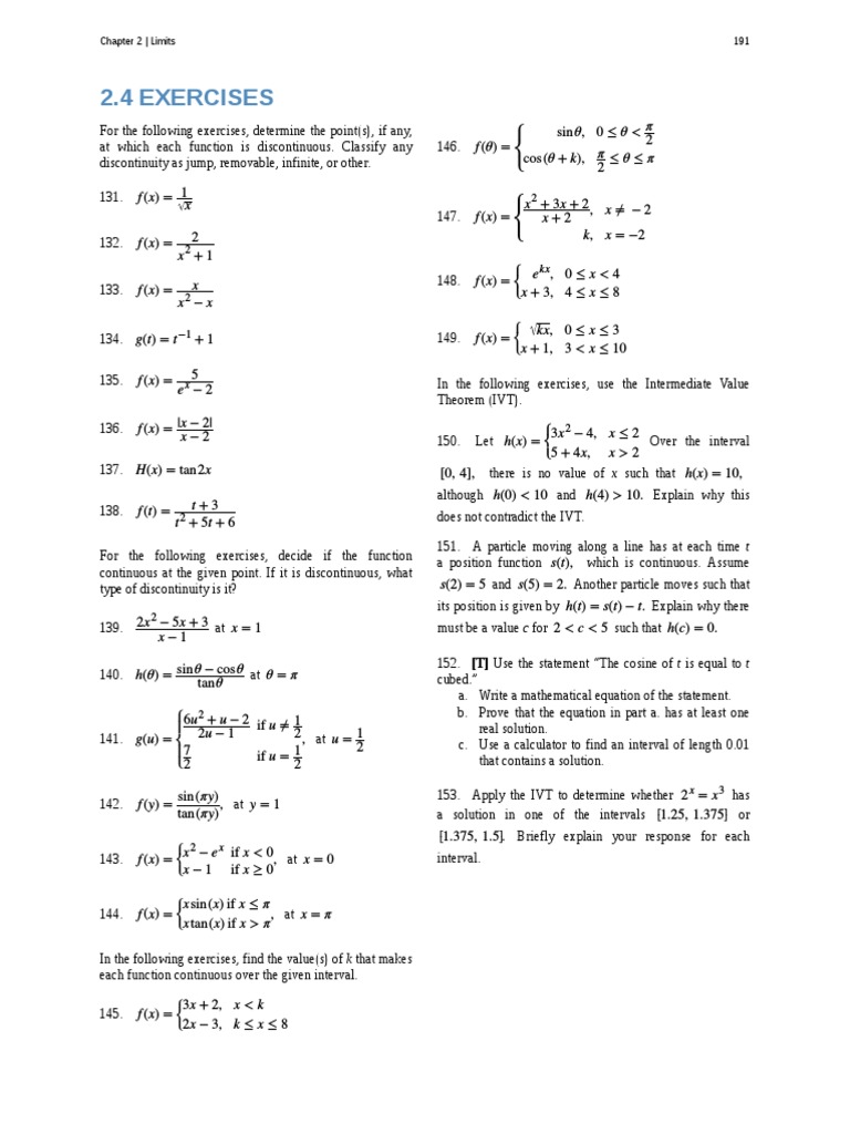 Lesson 2.4 - Exercises | PDF | Force | Function (Mathematics)