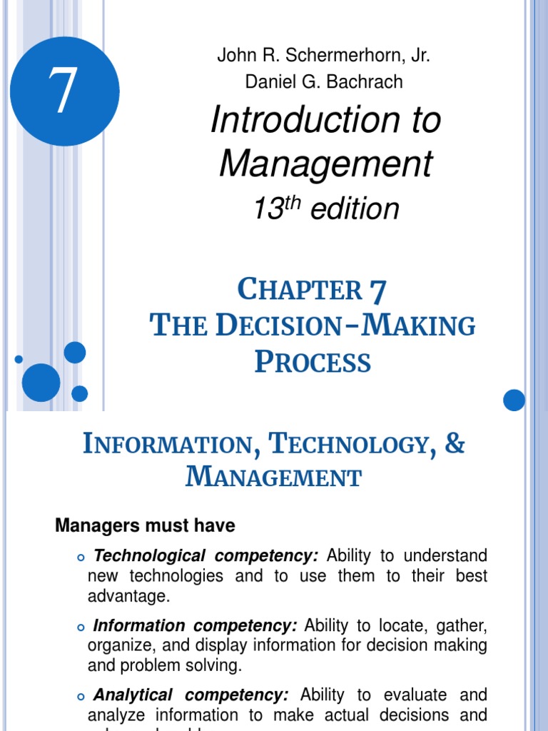 Decision-Making for Managers | PDF | Decision Making | Thought