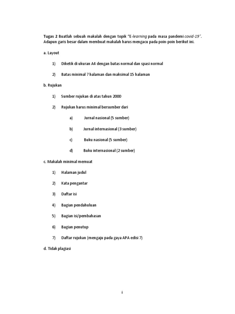 Tugas 2 BHS Indonesia | PDF