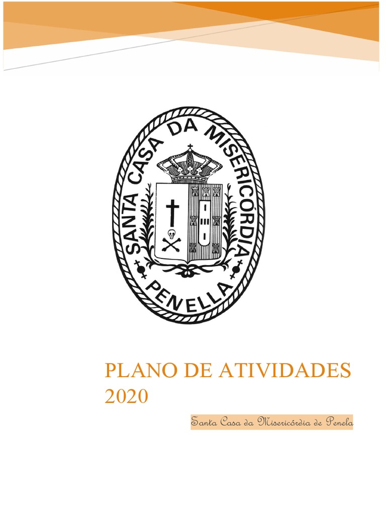 Plano de atividades 2020-2023 Santa Casa Misericórdia Penela | PDF ...