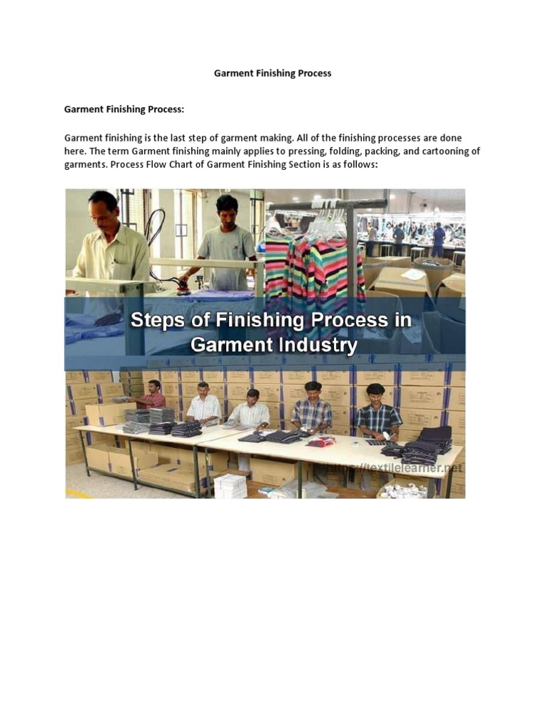 3 6-Finishing | PDF | Clothing | Sewing