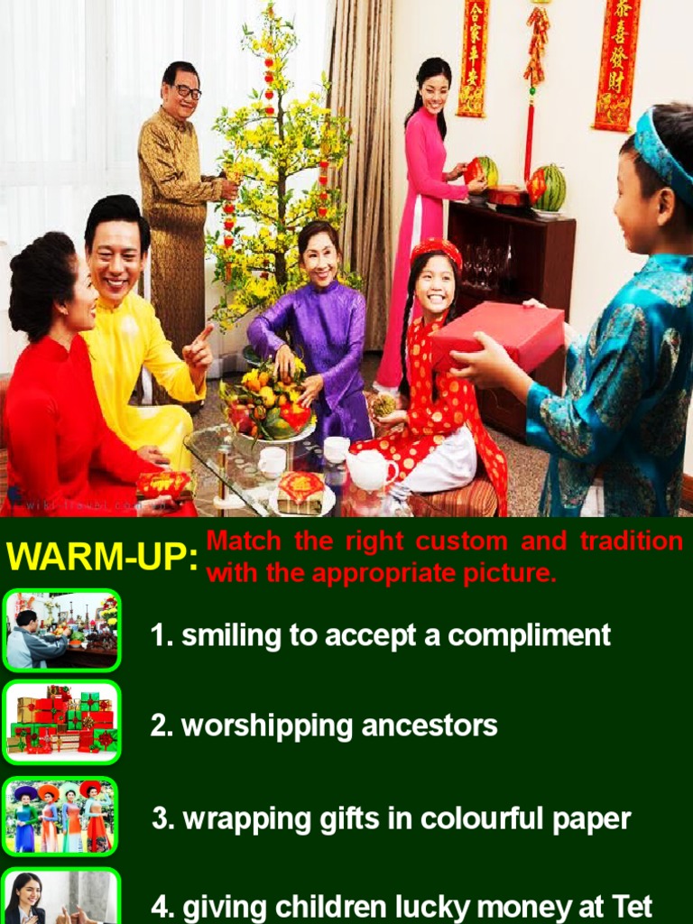 Unit 4 Our Customs and Traditions Lesson 2 A Closer Look 1 | PDF ...