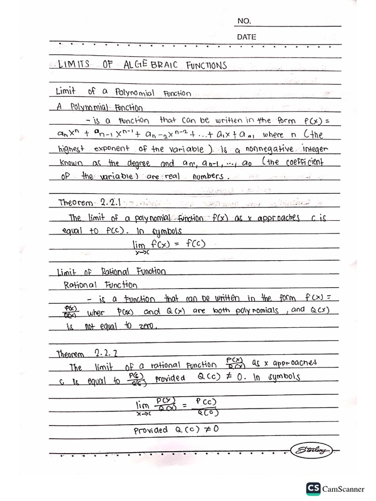 Basic Calculus - Notes | PDF